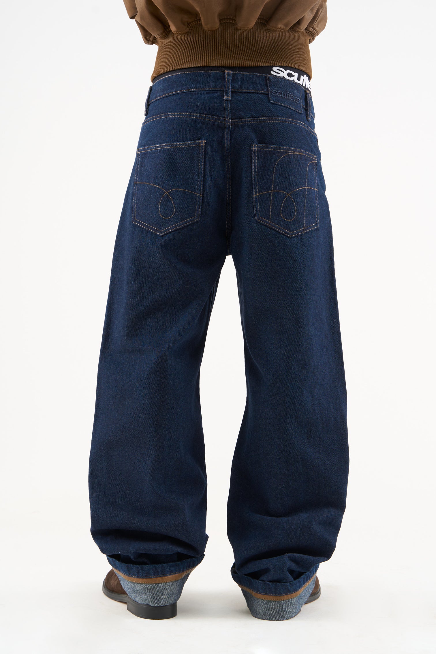 Habi Dark Blue Pants – Scuffers