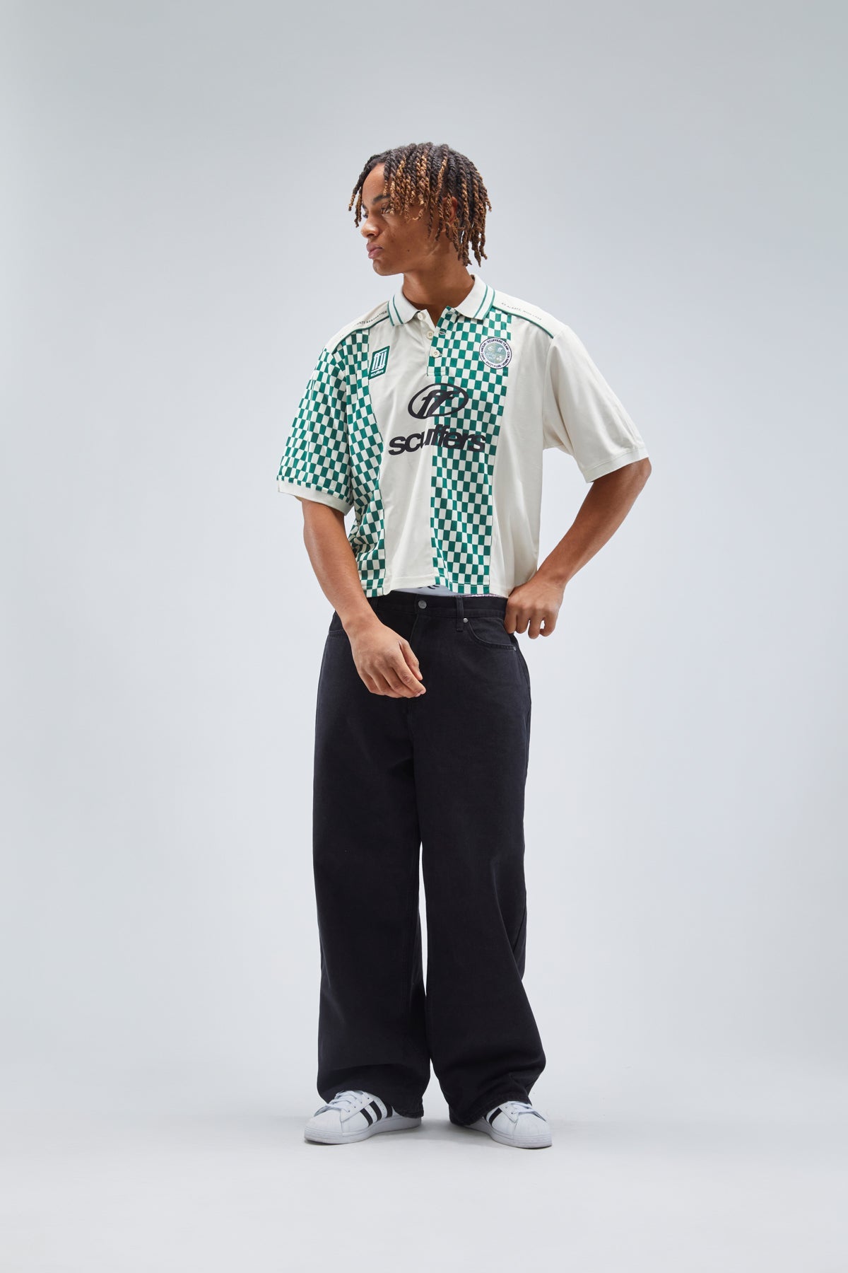 Lauda Green & Ecru T-shirt – Scuffers