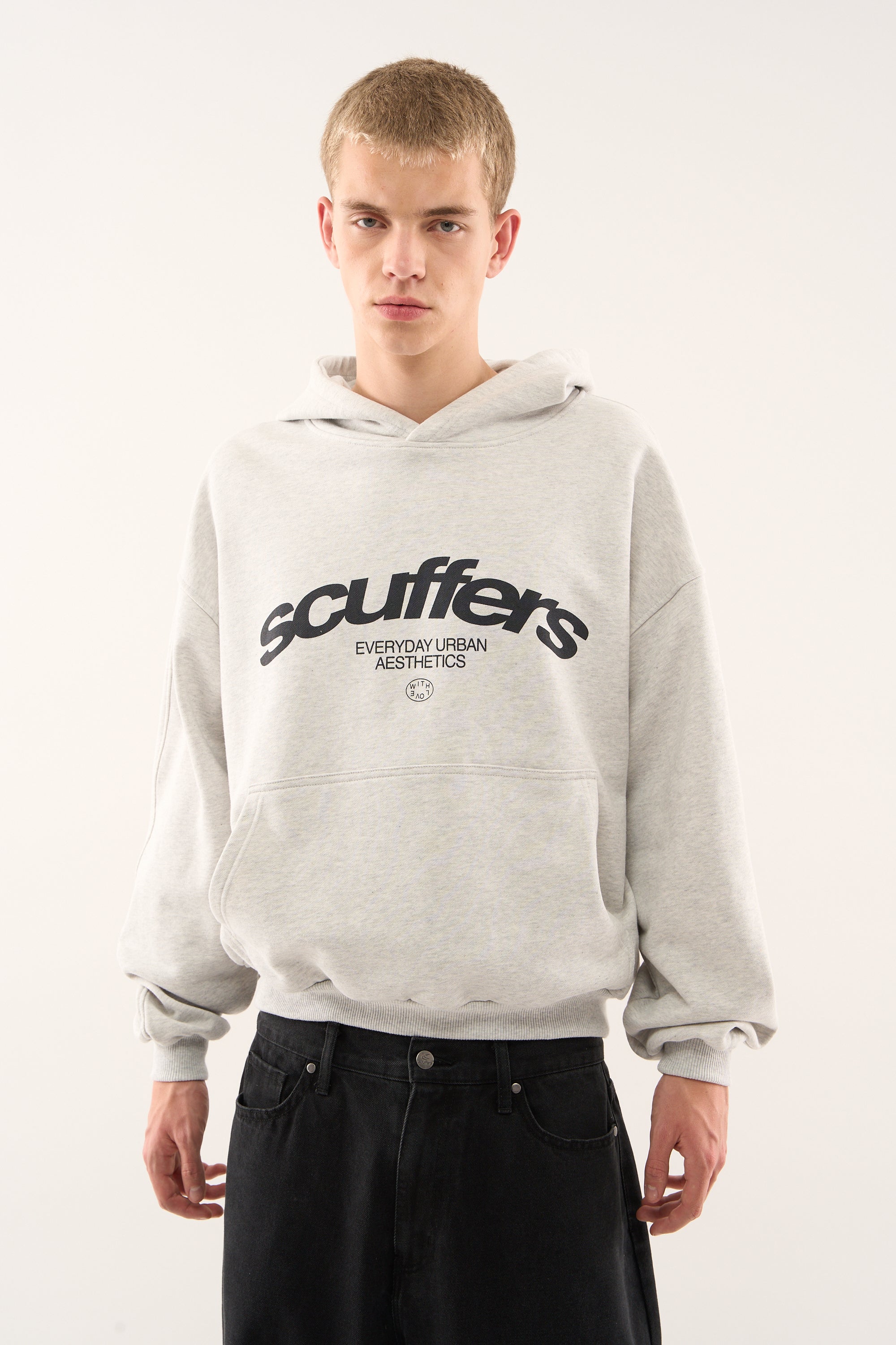 Iconic Light Grey Hoodie – Scuffers