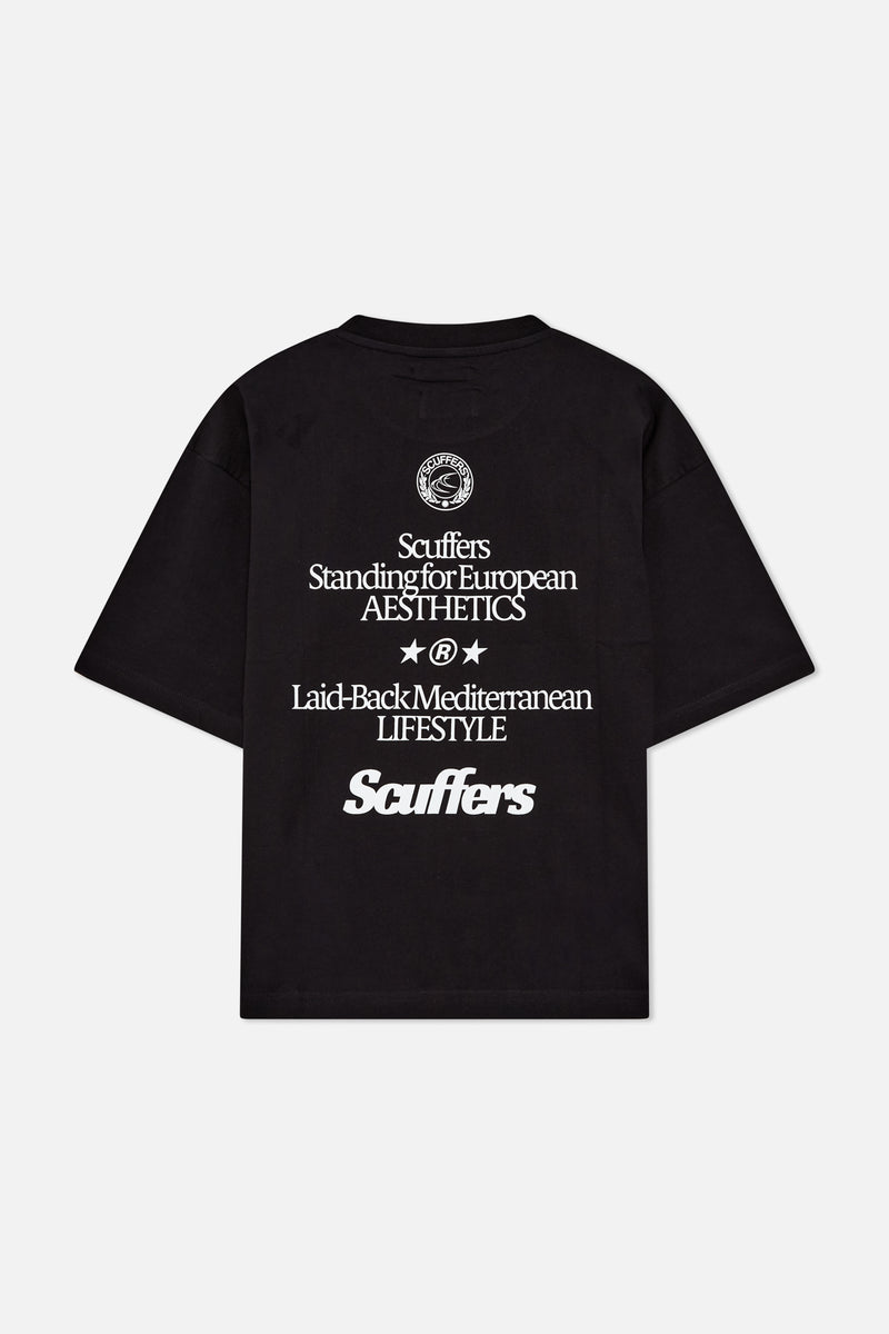 Yours Black T-Shirt – Scuffers