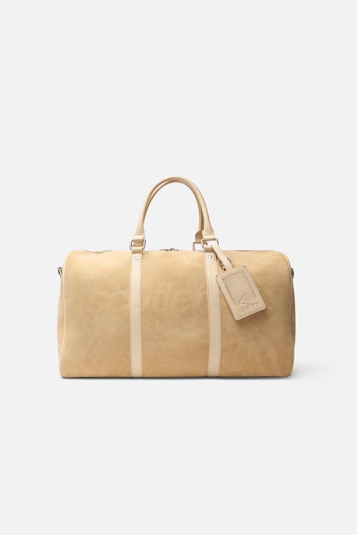 Suede Ecru Duffle Bag – Scuffers