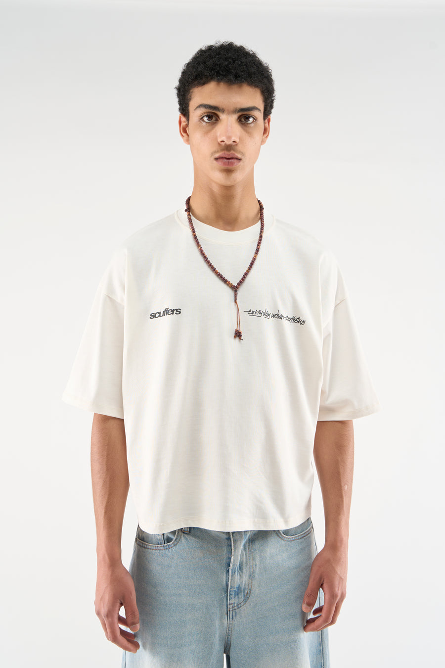 Naif White T-Shirt – Scuffers
