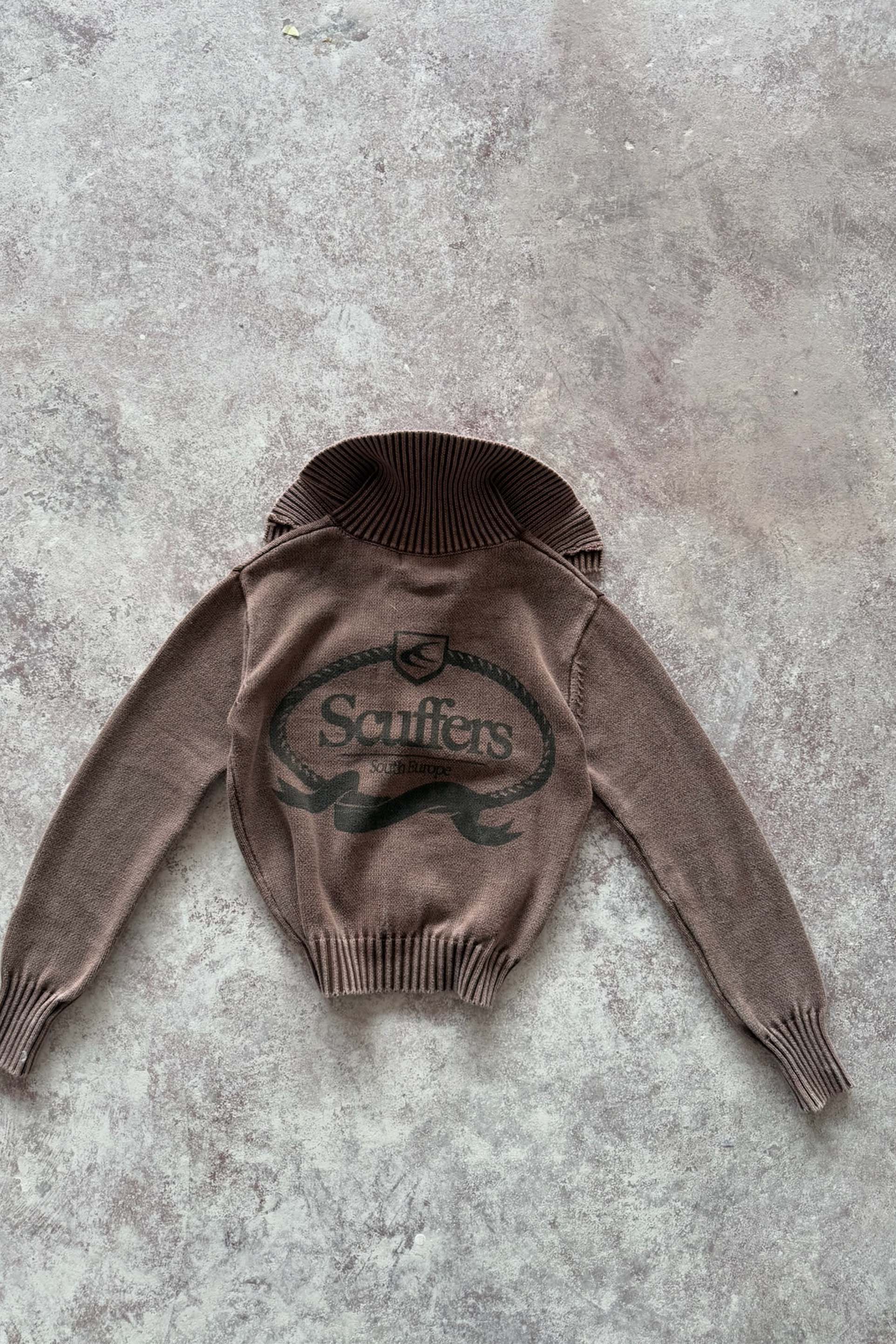 Agnes Brown Knit – Scuffers