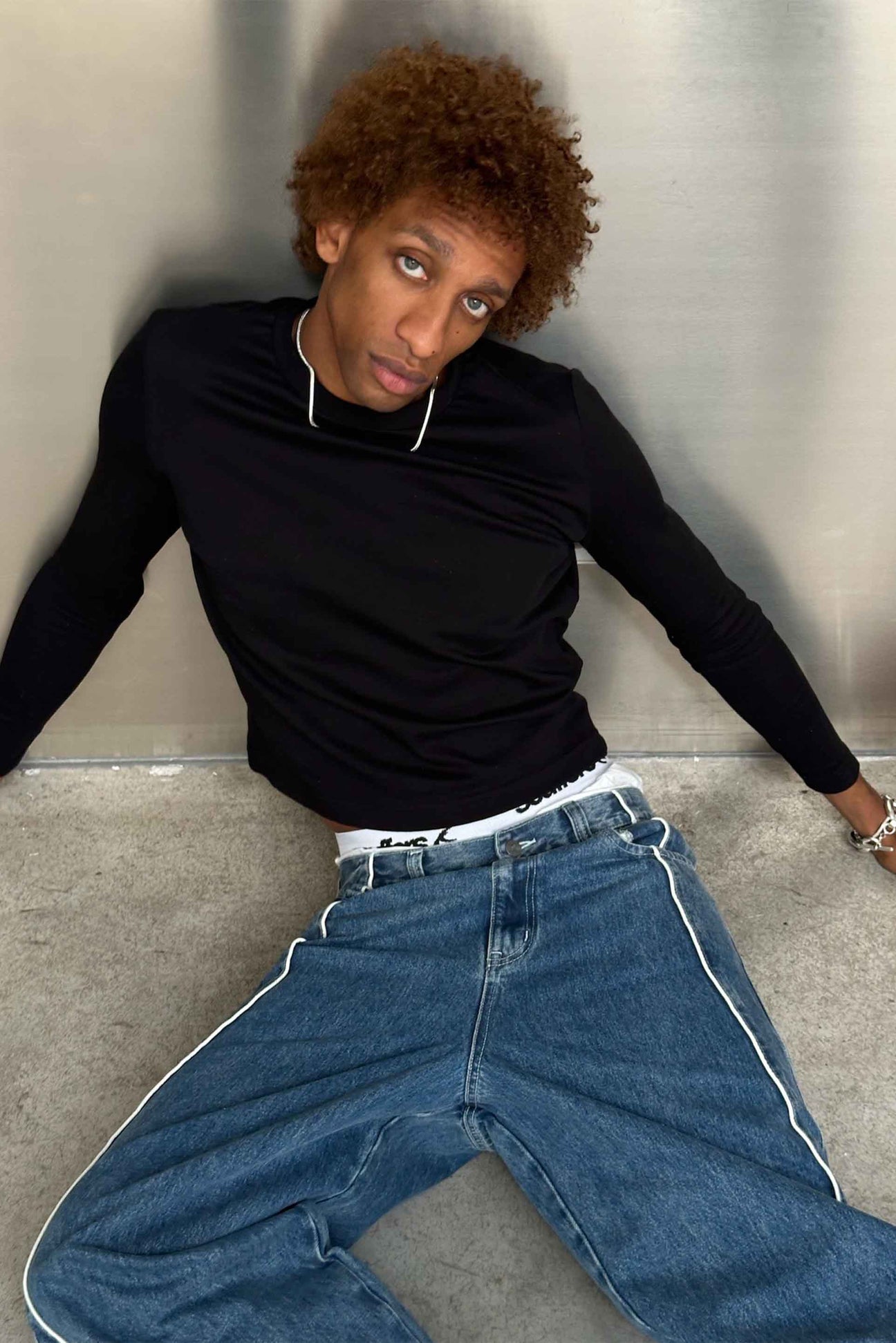 Mowa Blue Pants - Streetwear Pants | Scuffers