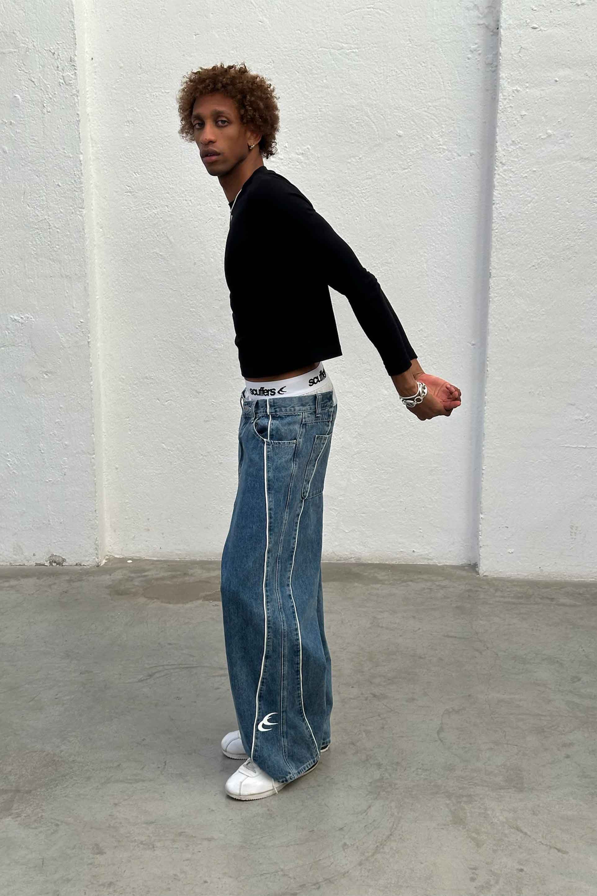 Mowa Blue Pants – Scuffers