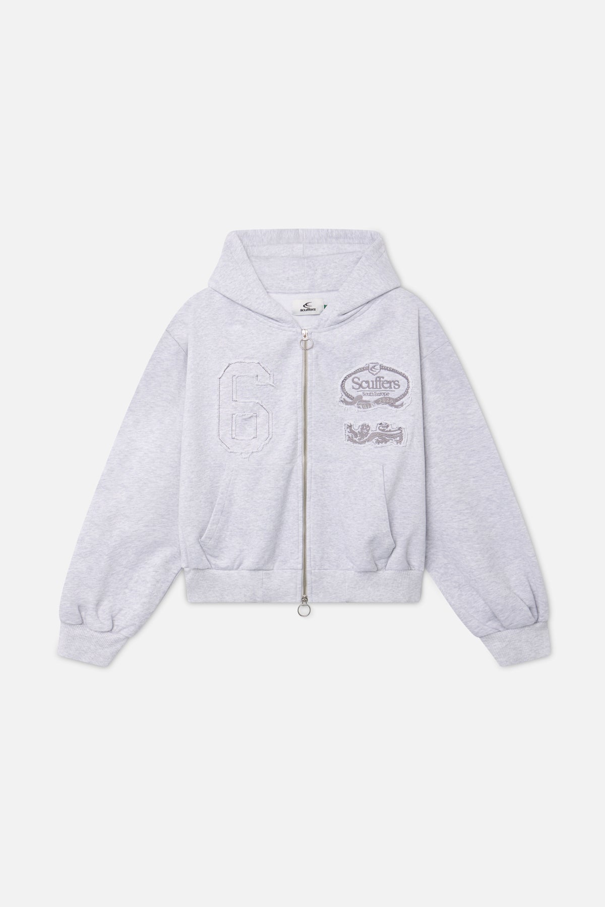 Jam Grey Melange Zipper – Scuffers