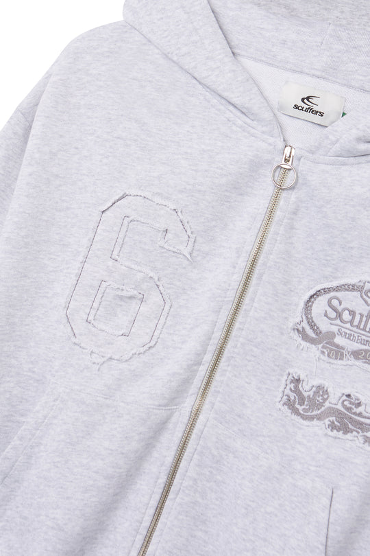 Jam Grey Melange Zipper – Scuffers