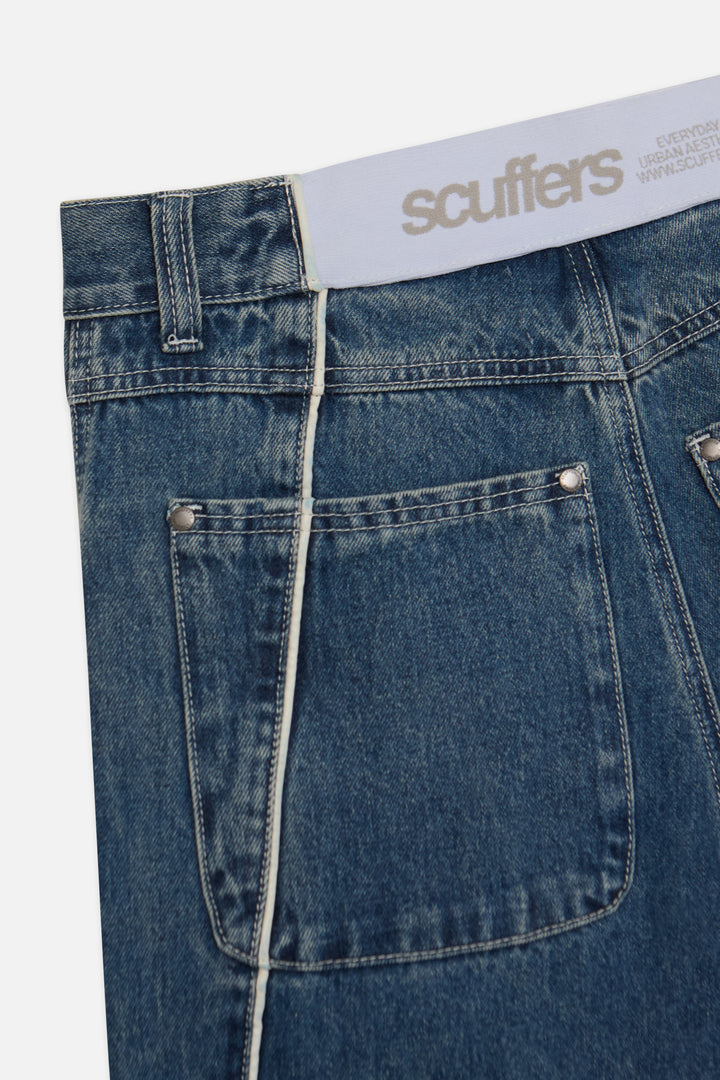 Mowa Blue Pants - Streetwear Pants | Scuffers
