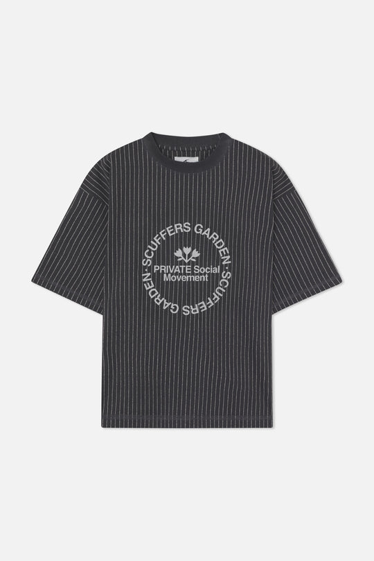 Pinstripe Dark T-Shirt – Scuffers