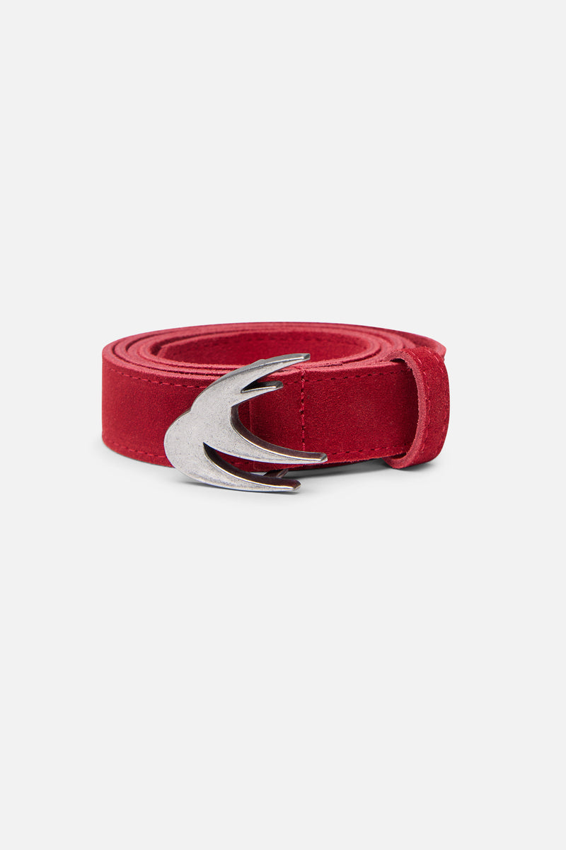Suede Red Belt – Scuffers