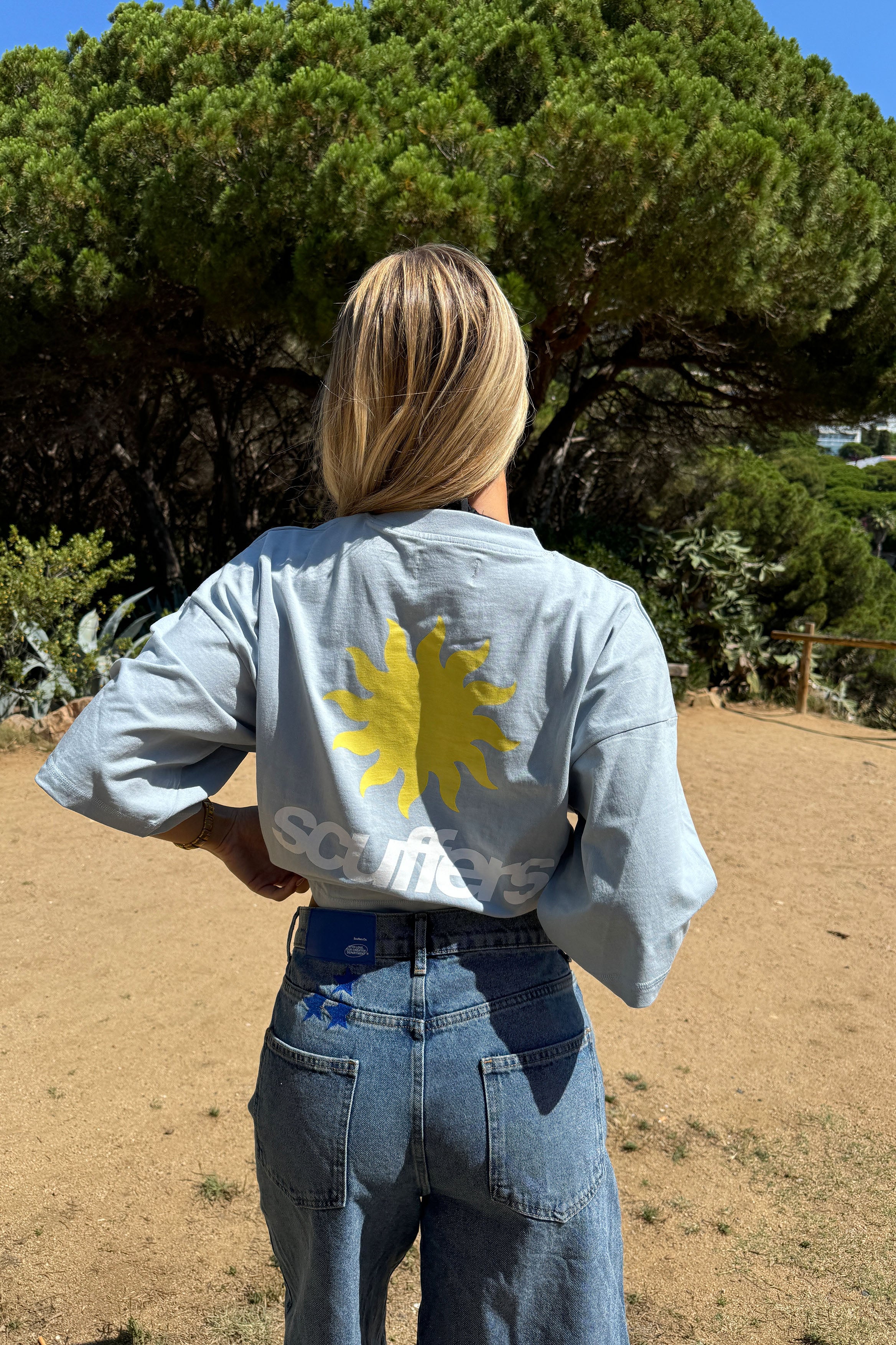 Tarifa Light Blue T-Shirt – Scuffers