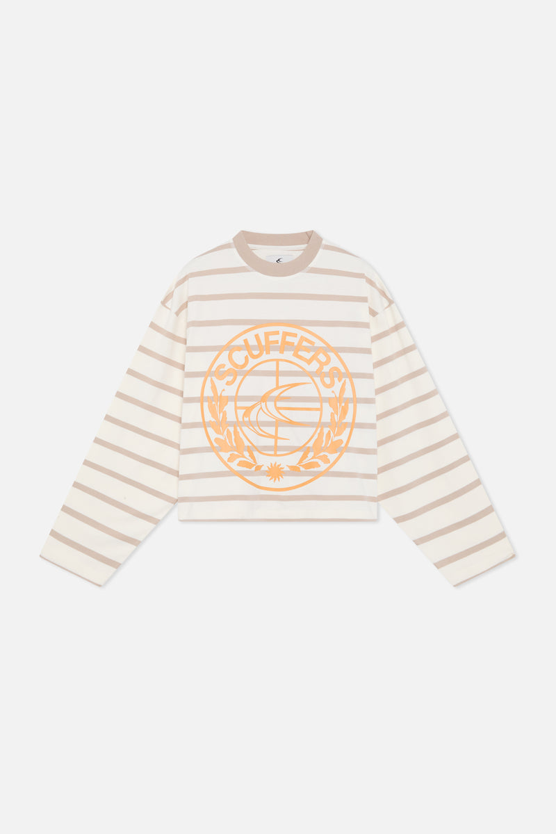 Shield Brown Striped Longsleeve – Scuffers